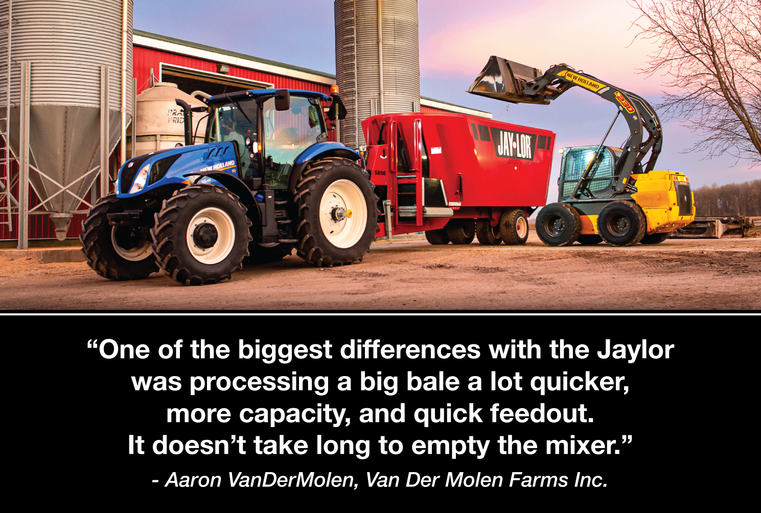 Vertical TMR Mixer - Save Time & Fuel with Jaylor